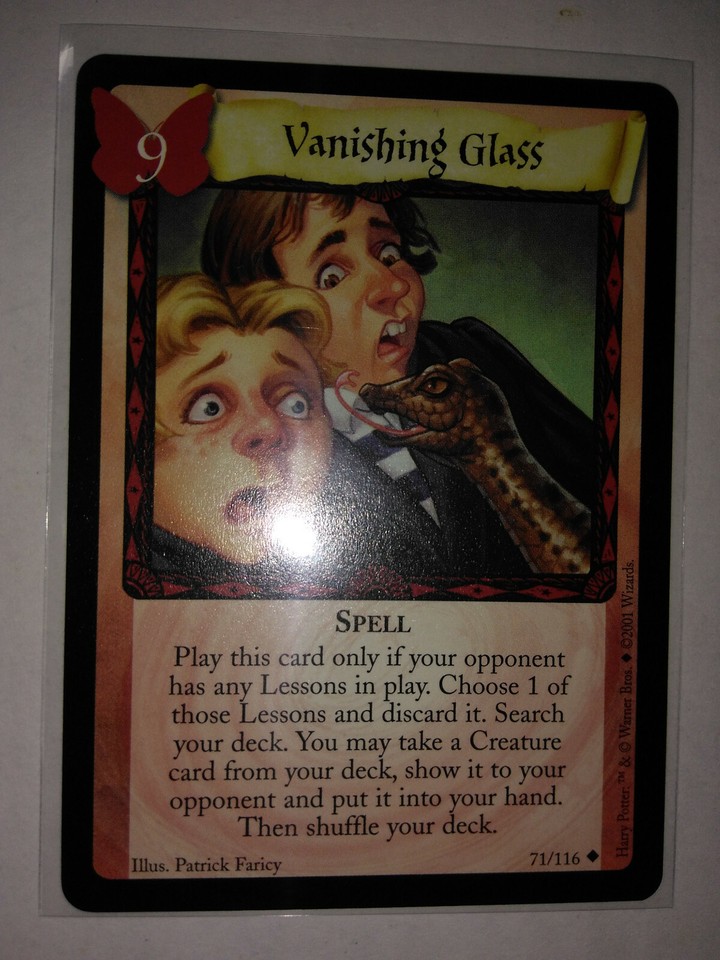 HARRY POTTER BASE SET TCG CCG Vanishing Glass 071 REG | eBay