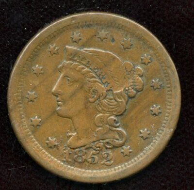 1852 USA 1 Cent - VF C10 | eBay