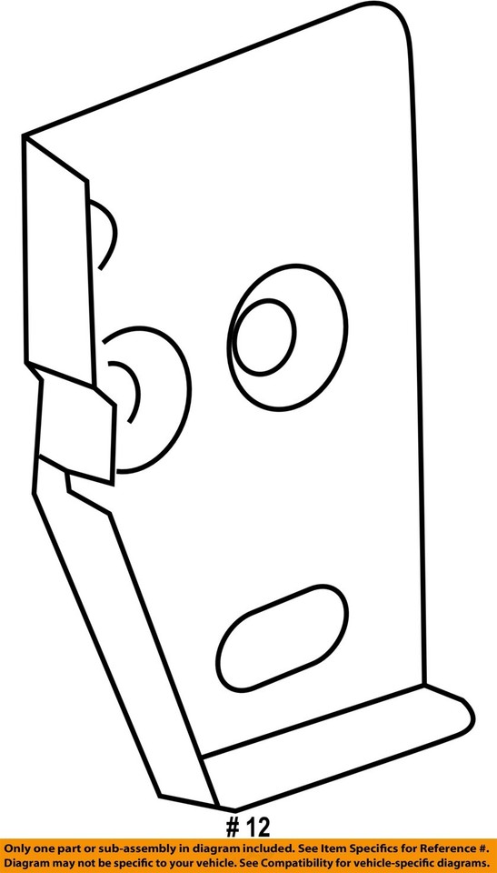 GM OEM 10-20 Impala Fender Structural Components Rails-Closure Panel ...