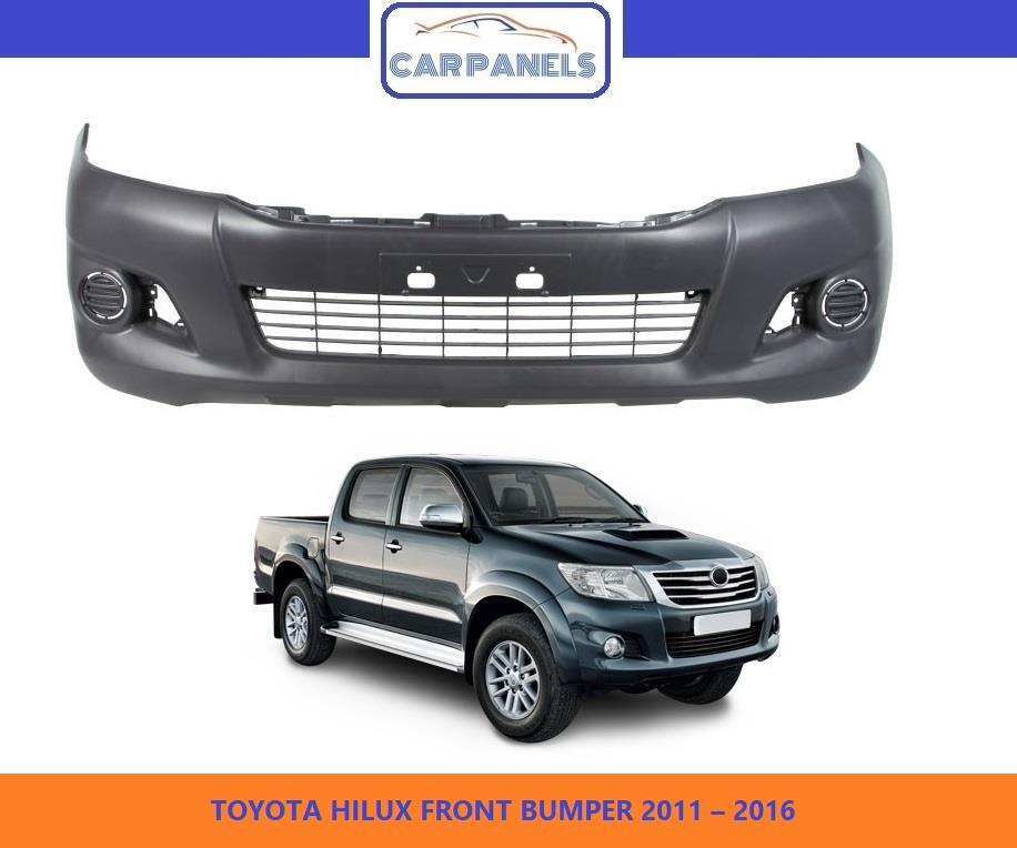 TOYOTA HILUX FRONT BUMPER 2011 – 2016 WITH FALRE HOLES 521190K981 | eBay UK