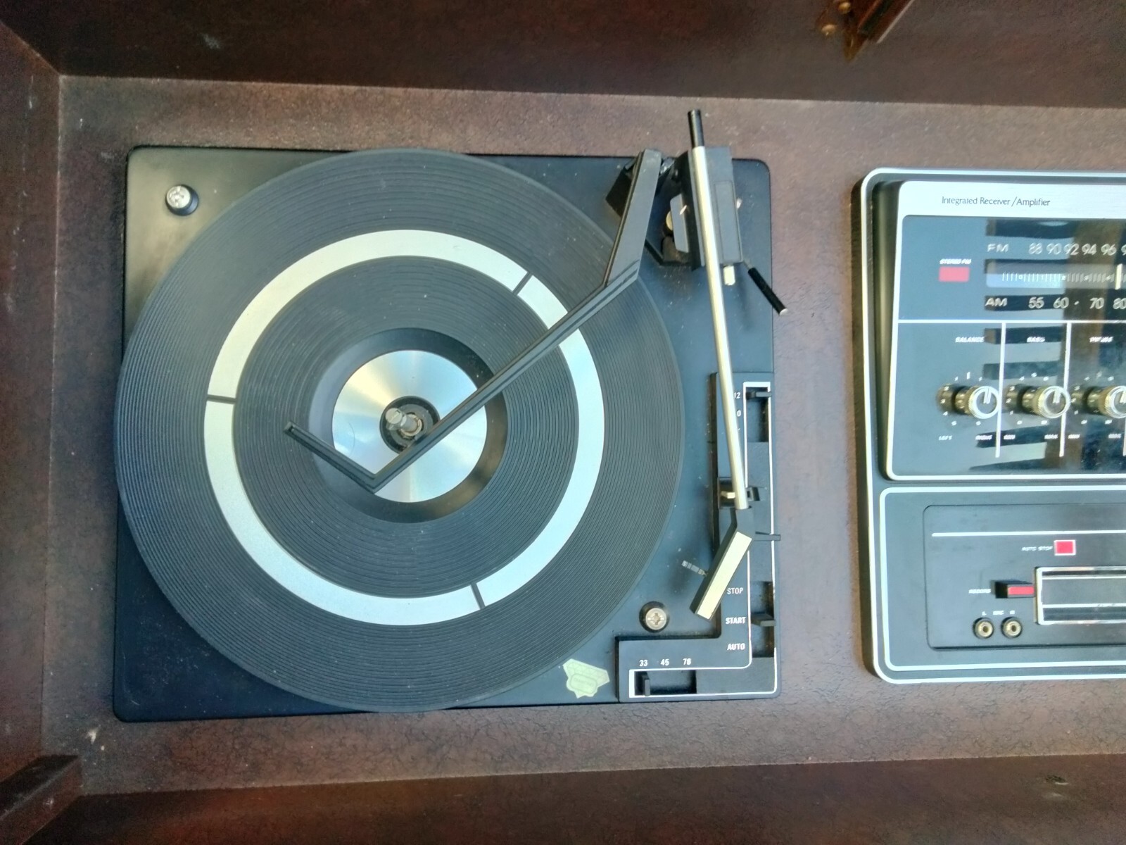 Vintage Zenith Console Stereo - AM / FM Radio, Turntable, 8 Track . | eBay