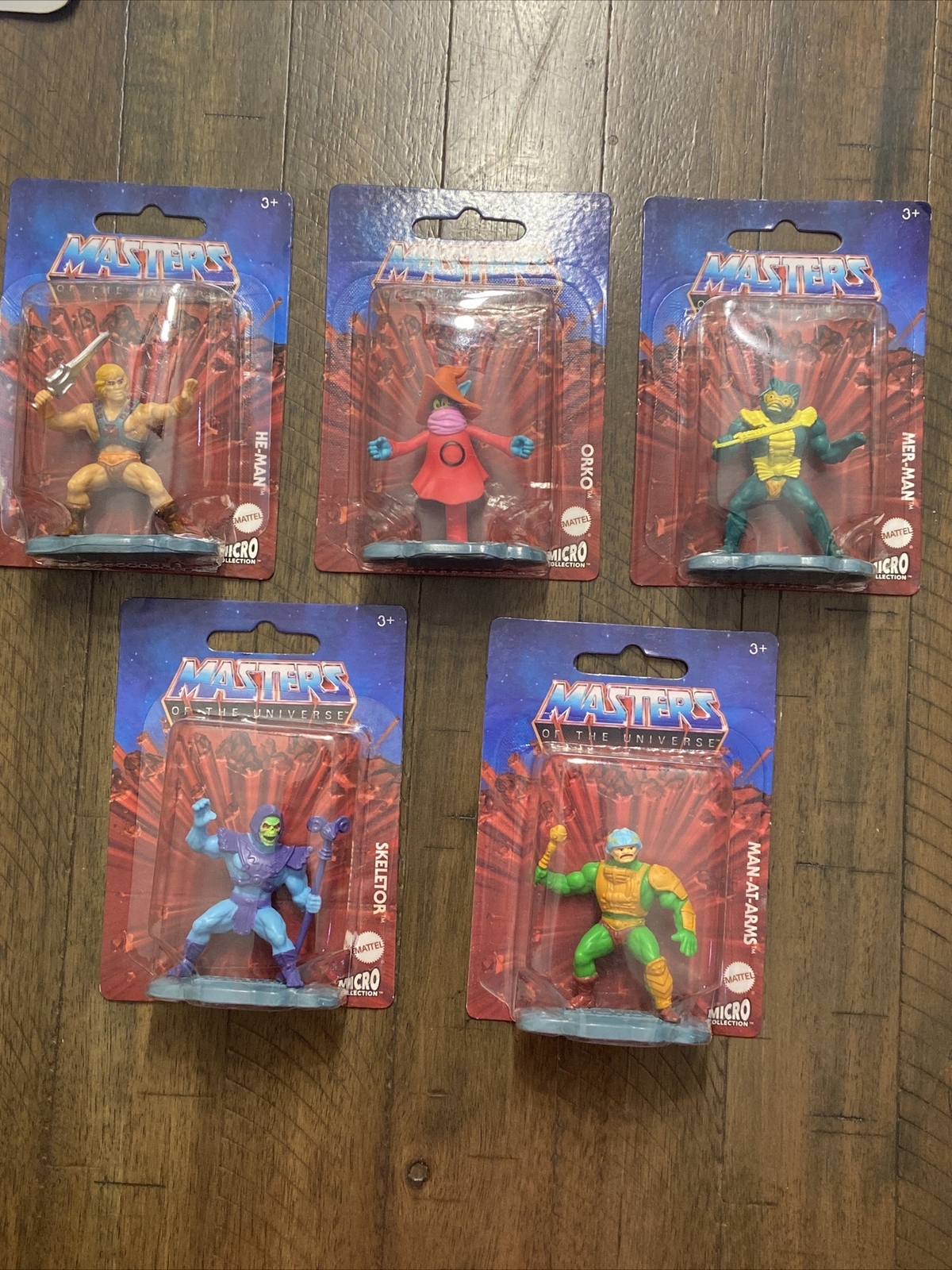 Masters of the Universe Micro Collection 5 Figure Set Skeletor He-Man ...