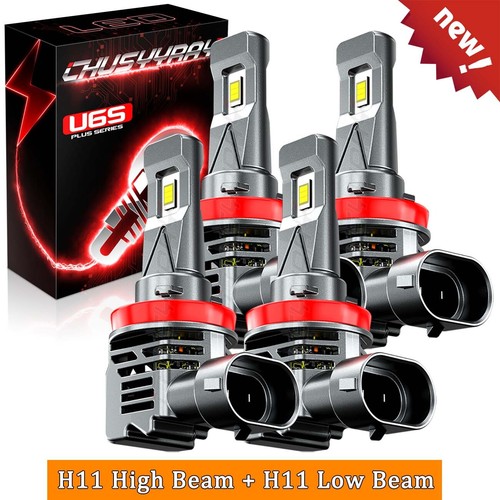 For Pontiac GTO 2004-2006 5.7L 6.0L H11 H11 LED Headlight Bulb 6000K ...