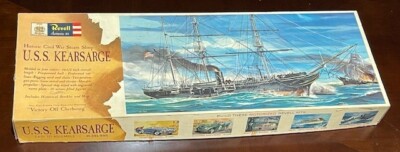 Revell 1961 USS Kearsarge H-391:995 Master Model Kit NOS Civil War ...