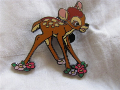 Disney Trading Pins 29035 Bambi & Thumper on Flowers 2 Pin Set (Bambi ...