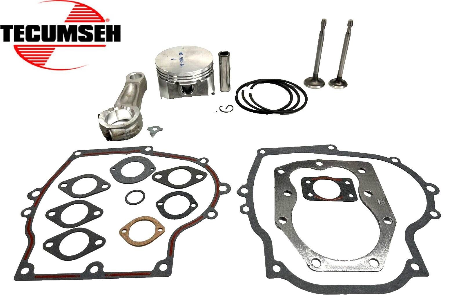 NEW TECUMSEH 10 HP REBUILD KIT HMSK100 HM100, PISTON, ROD GASKET SET ...