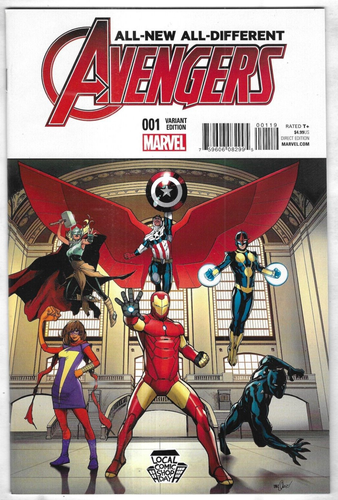 All-New All-Different Avengers Comic 1 Cover LCSD Marquez Variant 2015 Marvel | eBay