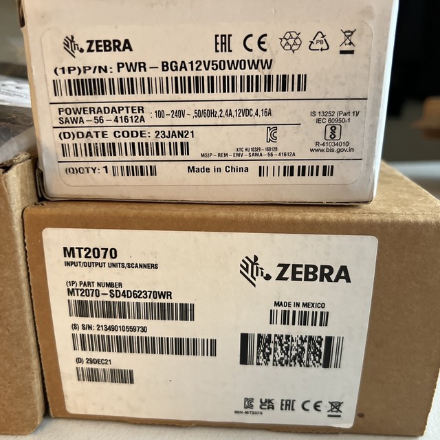 Zebra MT2070 Medium Range 1D Laser Scanner (MT2070-ML4D62370WR) for ...