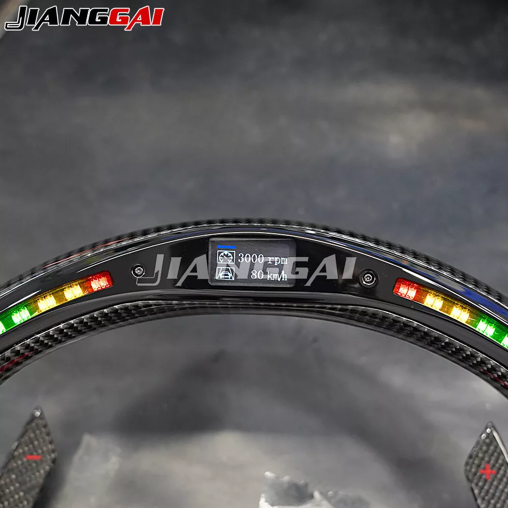 Carbon Fiber LED Steering Wheel For 17+ Audi Q7 SQ7 Q8 SQ8 RSQ8 with CF ...