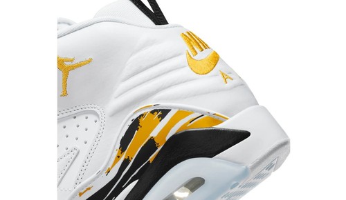 Jordan Jumpman MVP Men's Sneakers Shoes White / Black / Yellow Ochre US ...