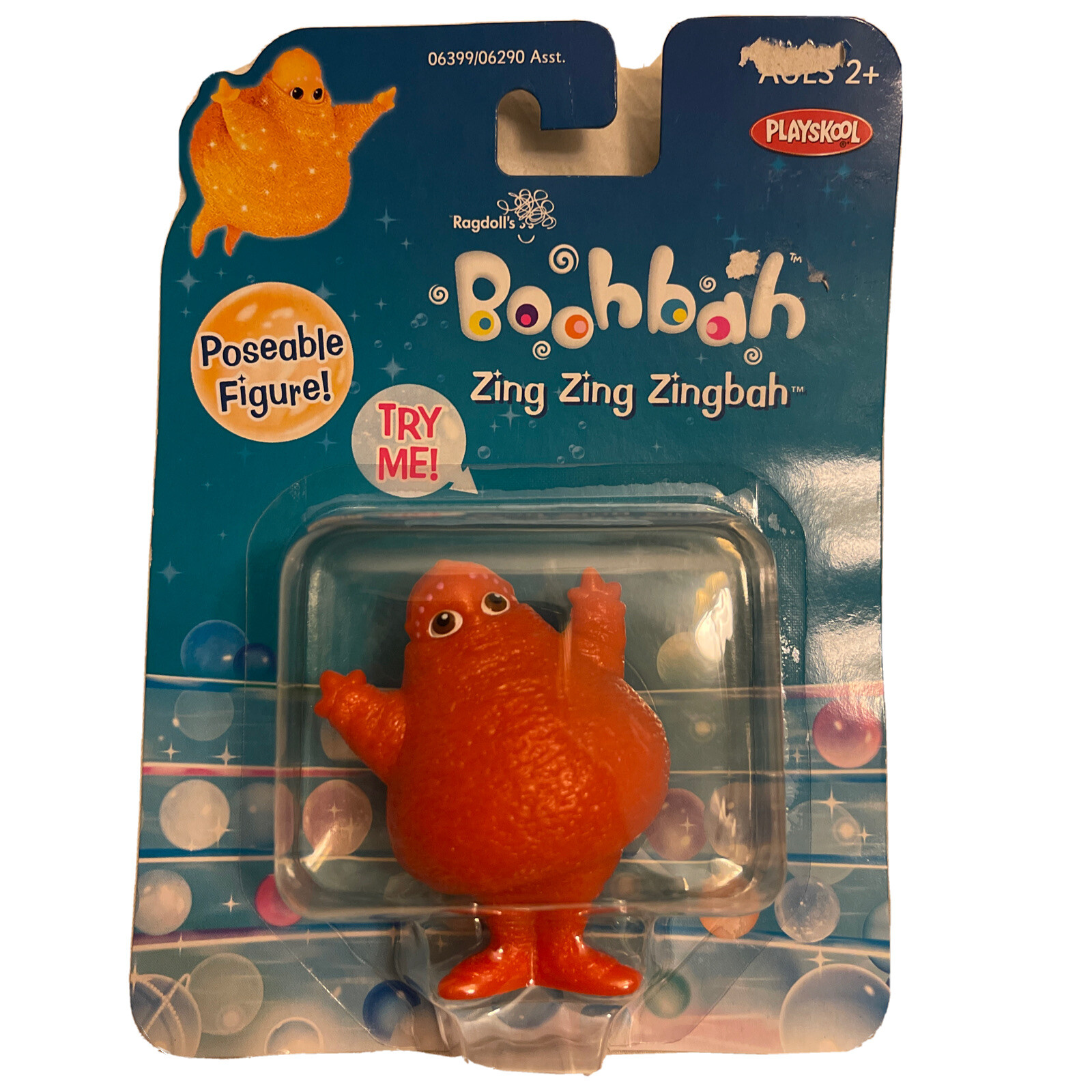 New Sealed 2004 Playskool BOOBAH Zing Zing Zingbah Poseable Figure ...