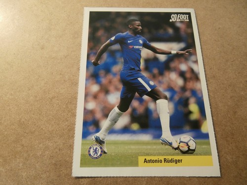 ANTONIO RUDIGER (FC CHELSEA), RARE FOOTBALL ROOKIE CARD SO FOOT (JT29 ...
