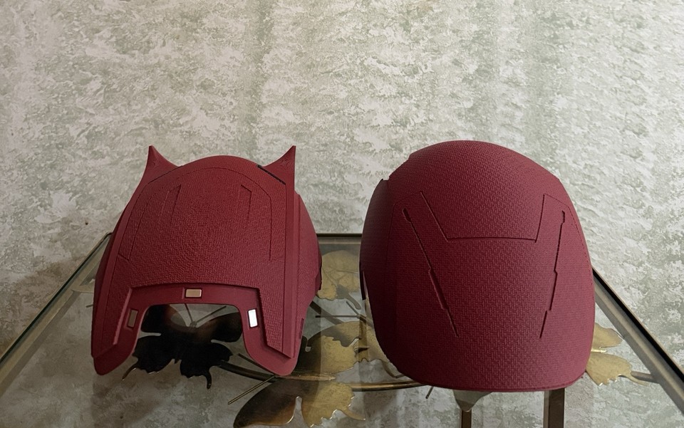Daredevil Mask, Realistic Halloween Mask, 3D Printed Marvel Cosplay | eBay