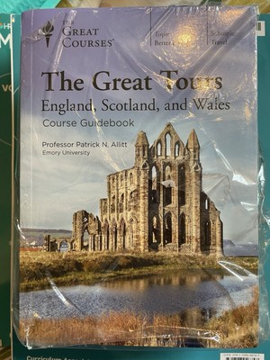 THE GREAT COURSES Tours England Scotland Wales 6 DVD & GUIDE BOOK SET ...