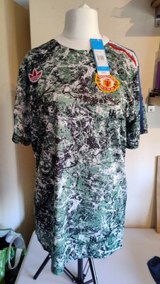 BNWT Manchester United Stone Roses Football Shirt - Mens Large | eBay UK