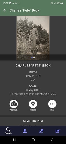 Ww2 Dog Tag Set To Charles P Beck Harveysburg Ohio | eBay