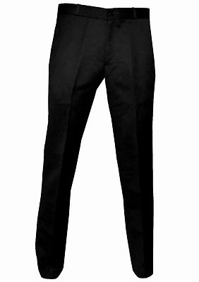 Relco Men's Sta Press Black Trousers Mods Stay Press Pants 60's Skins ...