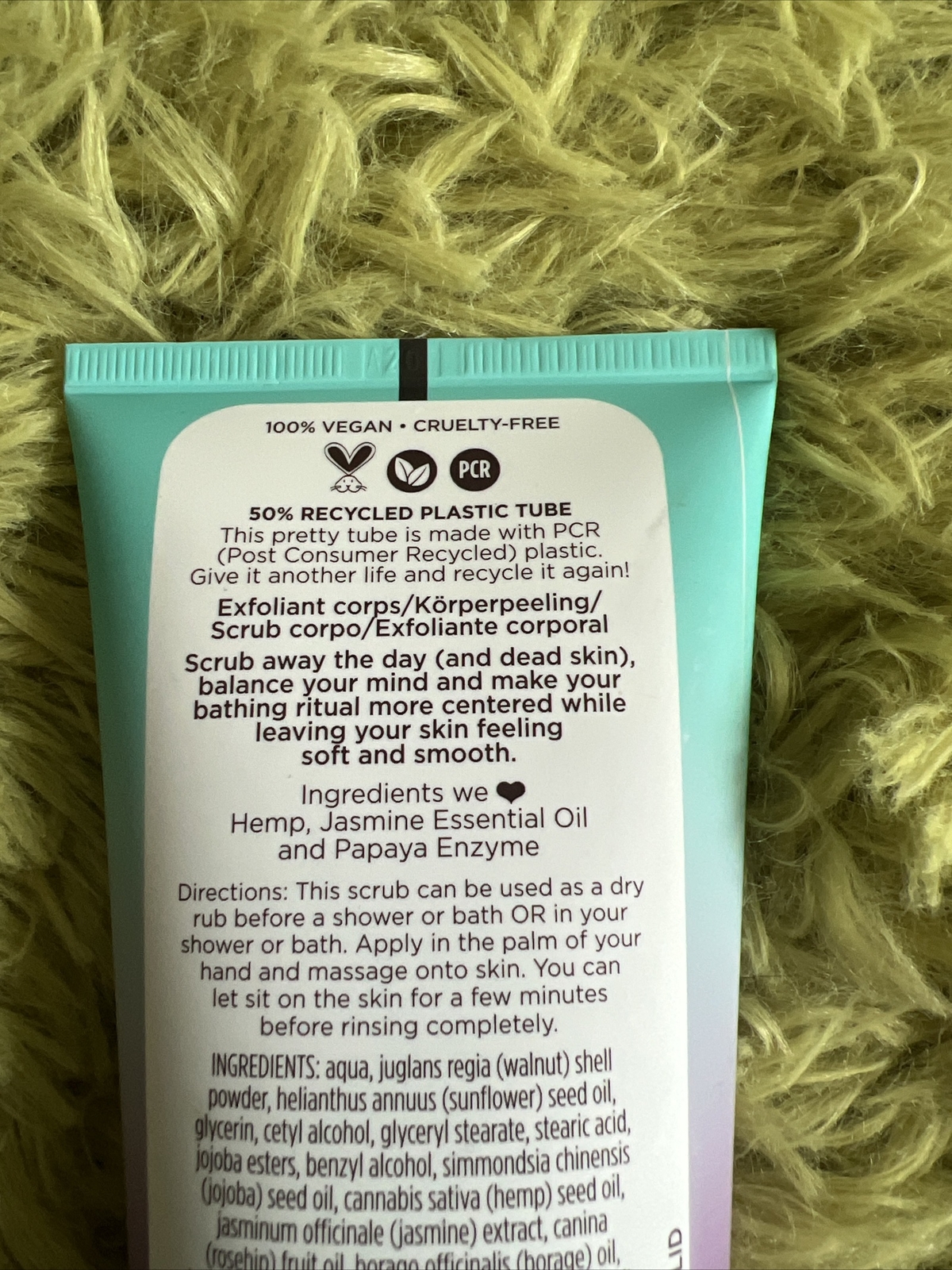 Pacifica (HEMP) Body Scrub 6oz Hemp Jasmin Papaya Enzyme for sale ...