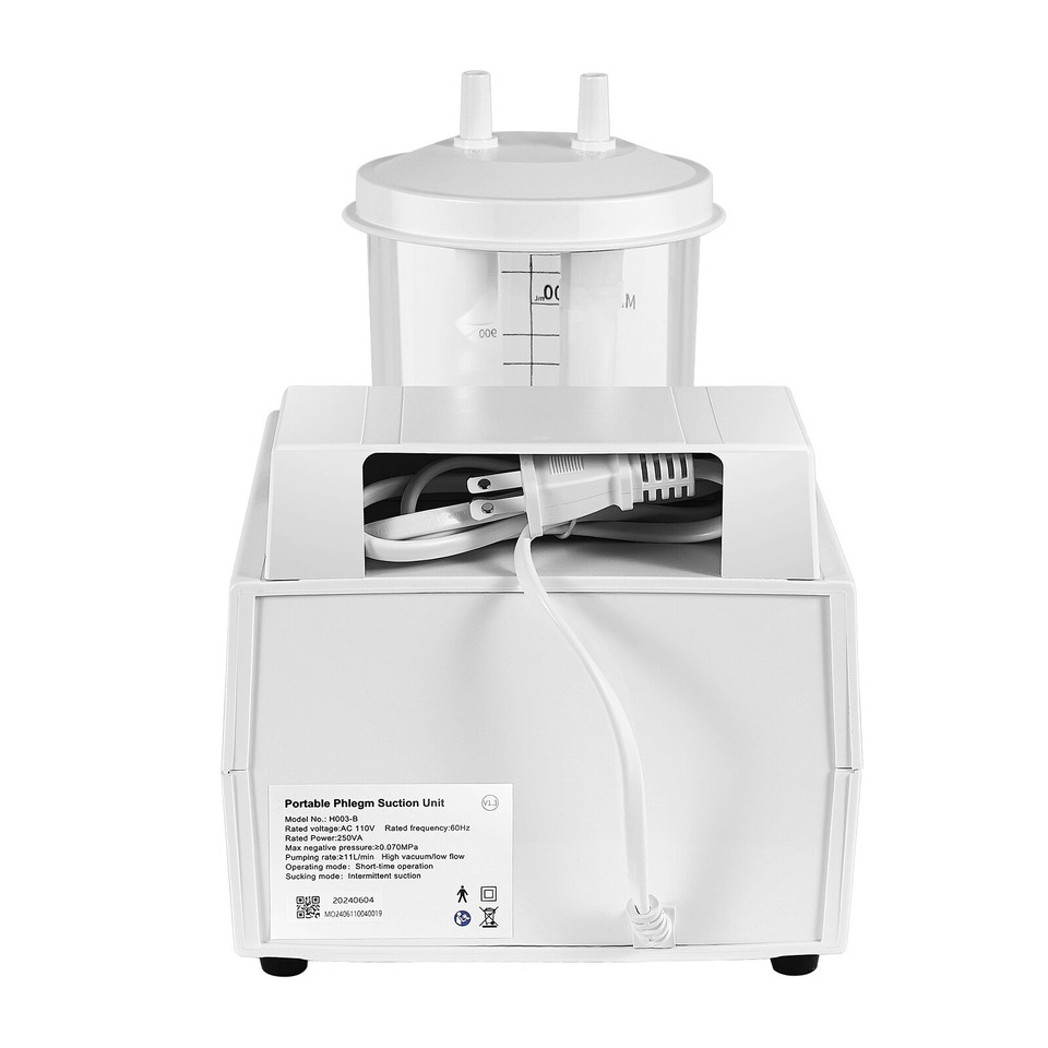 1000ml Dental Suction Machine 110V Oral Emergency Vacuum Phlegm Suction ...