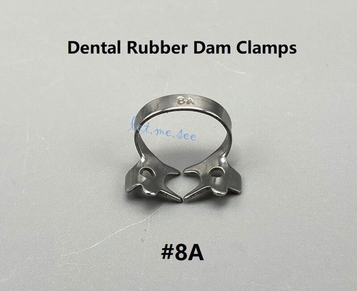 Dental Rubber Dam Clamps #8A For Erupted Molar Teeth Endodontic ...