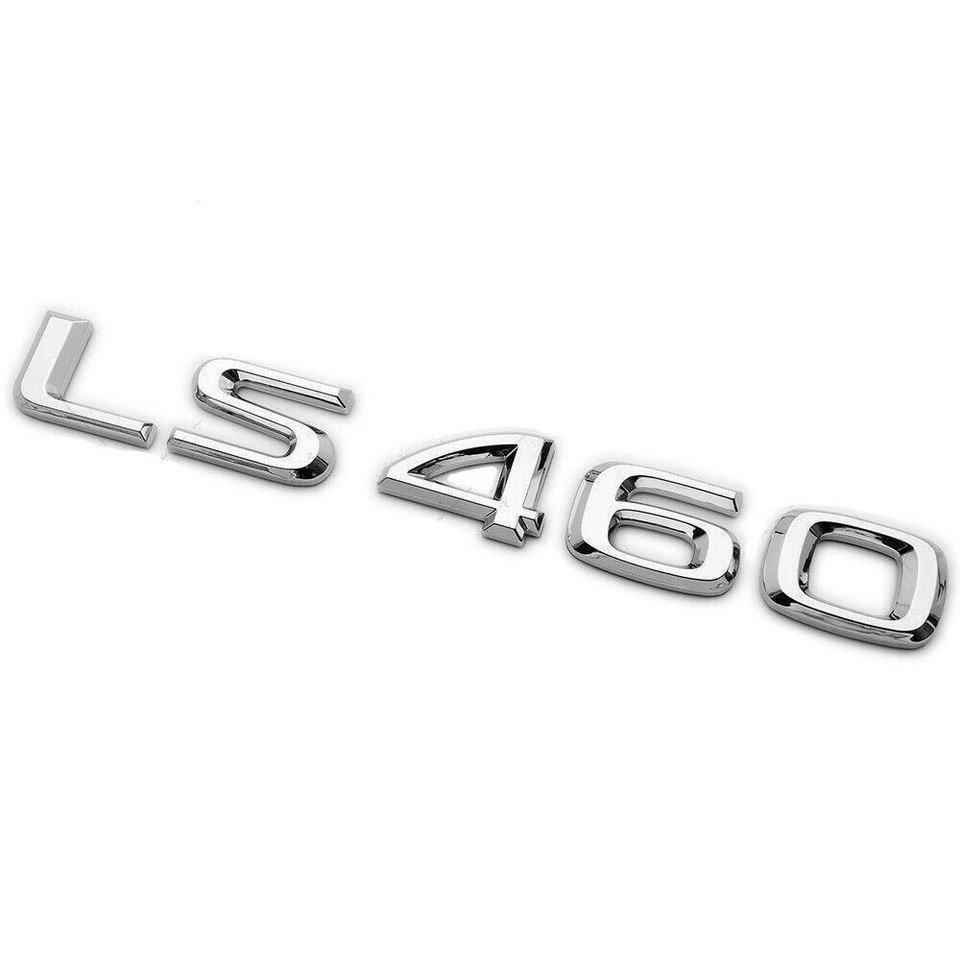 Chrome Silver For LS460 LS 460 SUV Rear Turnk Badge Emblem Nameplate ...