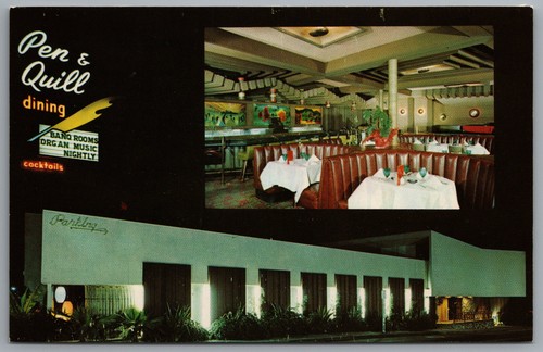 Manhattan Beach CA Pen and Quill Restaurant 3421 Sepulveda Blvd c1959 ...