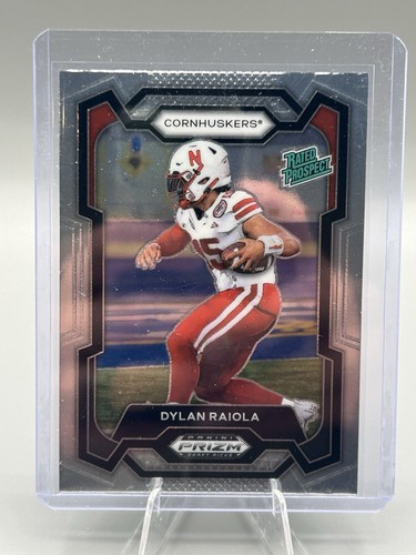 2024 Prizm Draft Picks #194 Dylan Raiola Rated Prospect Nebraska QB | eBay