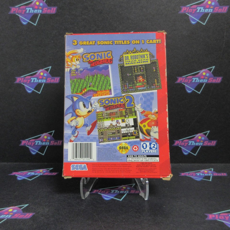 Sonic Classics Boxed Sega Genesis Complete - 1 Year Warranty EX Cond ...