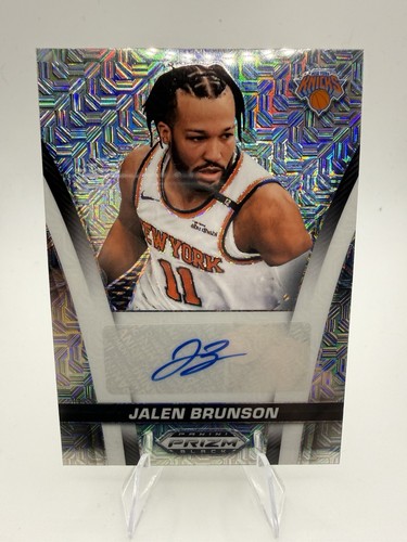 2024 Panini Prizm Black Jalen Brunson Flashback Signatures Mojo Auto ...