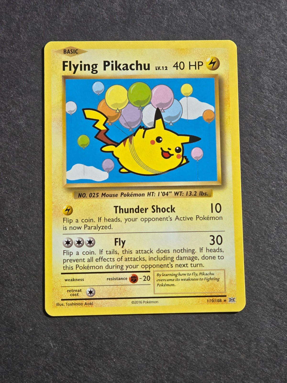Flying Pikachu 110 Current Market Value | Evolutions