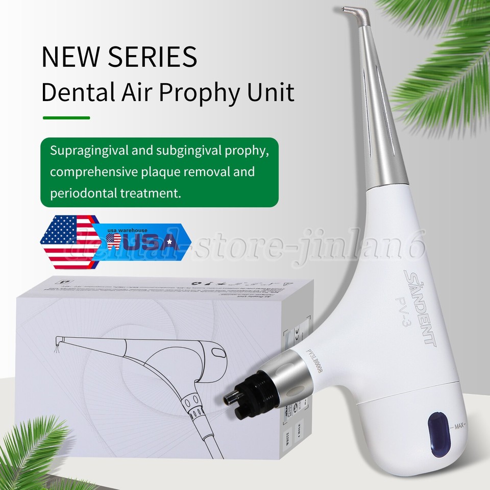 Dental Air Polisher Flow Teeth Polishing Handpiece Hygiene Prophy Jet ...