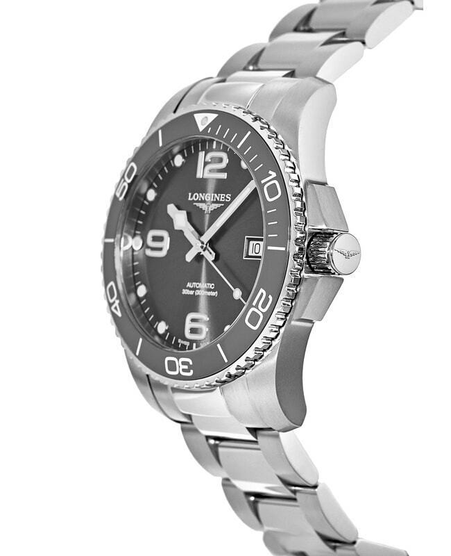 Longines Hydroconquest Automatic Ceramic Bezel Grey 41 mm Men's Watch ...