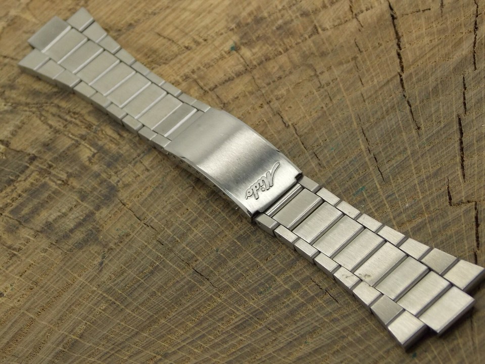 Vintage Mido Watch Band Stainless Center Link Attachment Deployment NOS ...