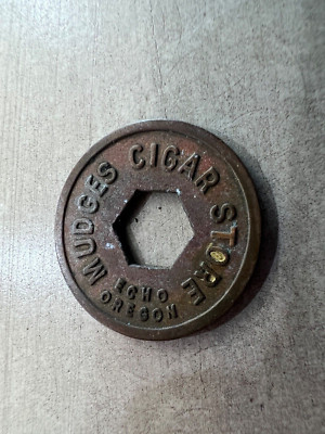Mudges Cigar Store Echo Oregon Good For 5 Cents In Trade Cigar Token | eBay