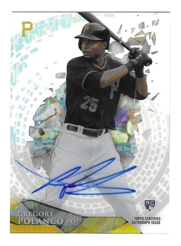 Gregory Polanco 2014 TOPPS HIGH TEK DISCO FRACTOR AUTOGRAPH CARD ...