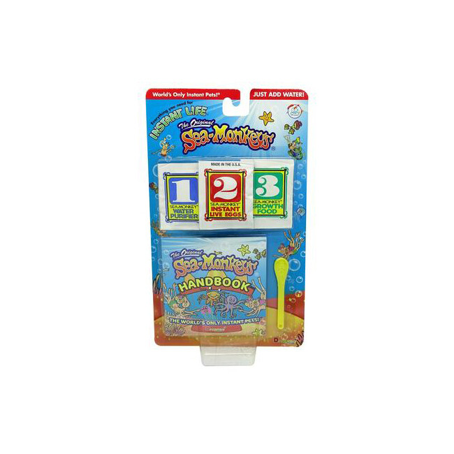 10pc The Original Sea-Monkeys Instant Life Blister Card Set 25.5cm Kids ...