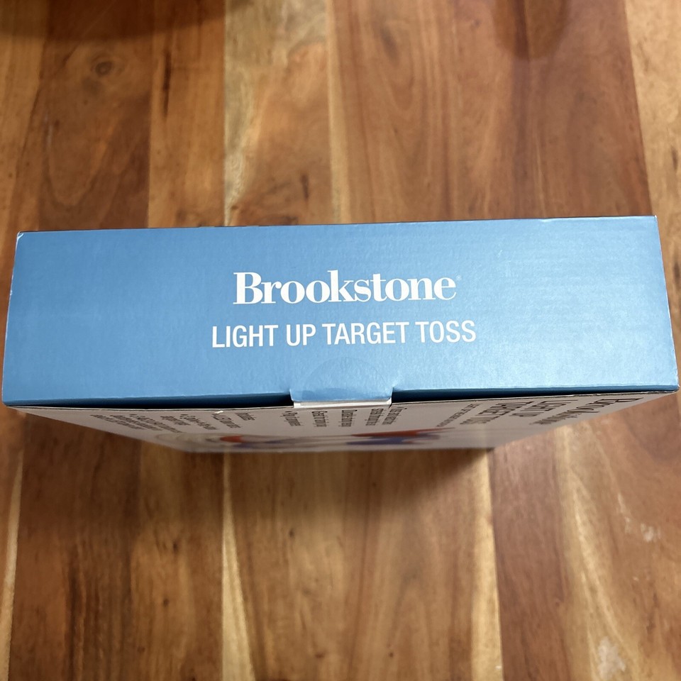 NEW Brookstone Light Up Target Toss Light Up the Night as You Play ...
