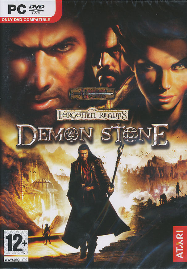 DEMON STONE PC game - Dungeons and Dragons Forgotten Realms Atari RPG ...