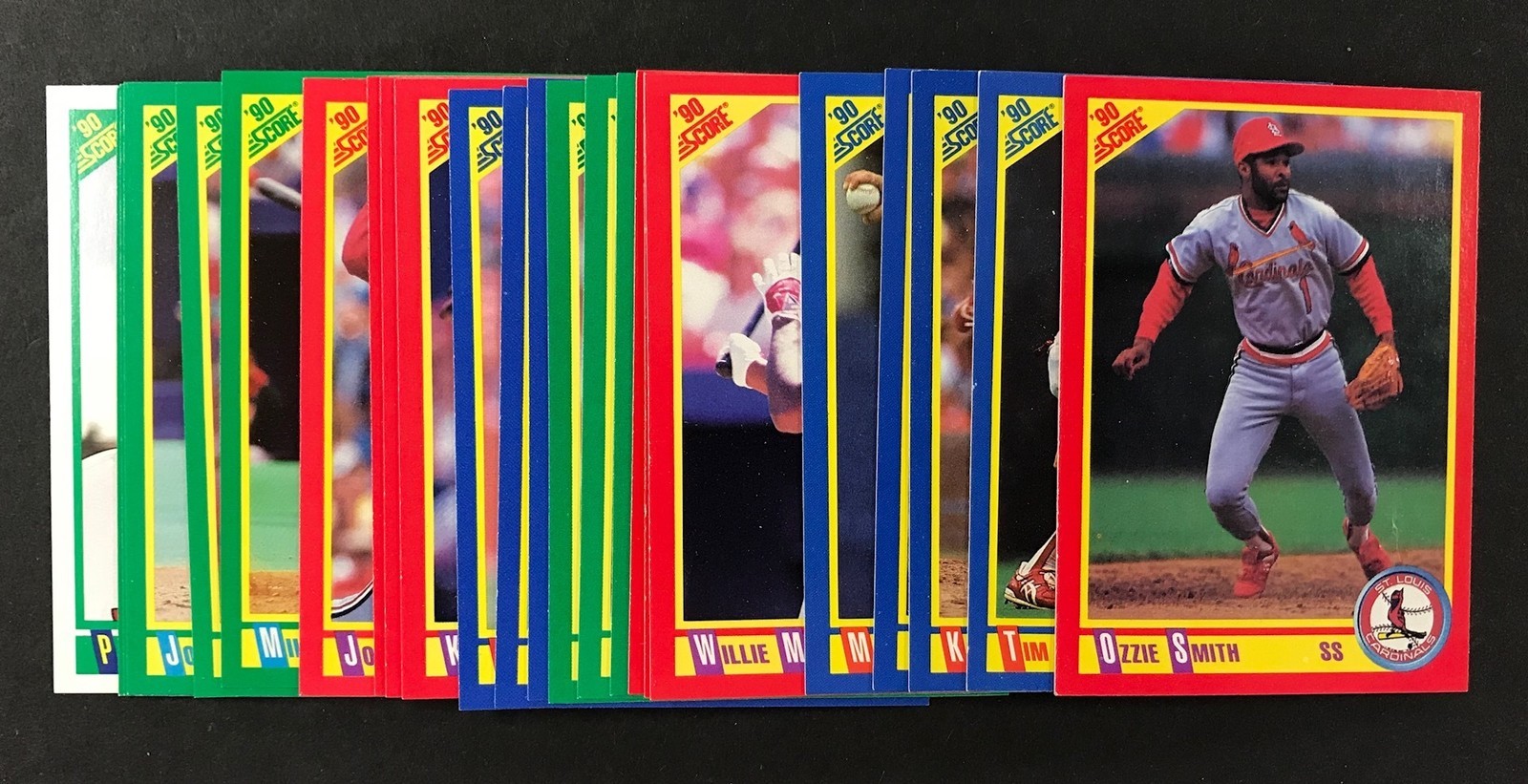 ST. LOUIS CARDINALS ~ 1990 Score Baseball Cards ~ 24-Card Team Set ...