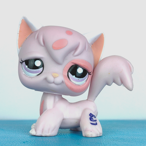 Authentic Littlest Pet Shop #1726 Long Hair Angora Cat / Original ...