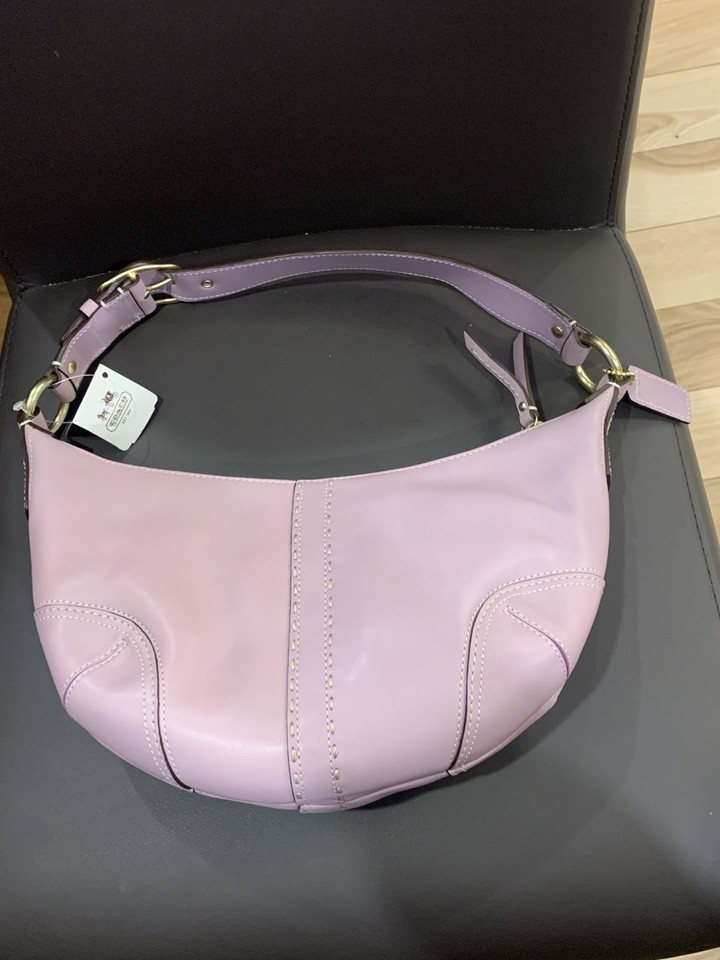 Vintage Coach Purse--Rare Mauve Color-Z15226 B4/L4--New W/Tags | eBay