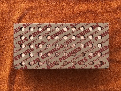 SEALED! 2025 D Lincoln Penny Box 50 Rolls BU UNC..OBW Shipped Free ...