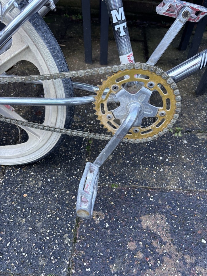 MT Racing Silver Fox Chrome Old School BMX 1980s Acorn Freestyle | eBay UK