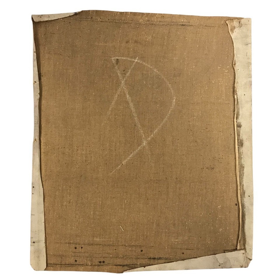 Original Painting Female Portrait With Glasses Unmounted Canvas RMF20 ...