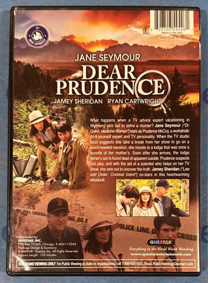 Dear Prudence HALLMARK Questar DVD Jane Seymour | eBay