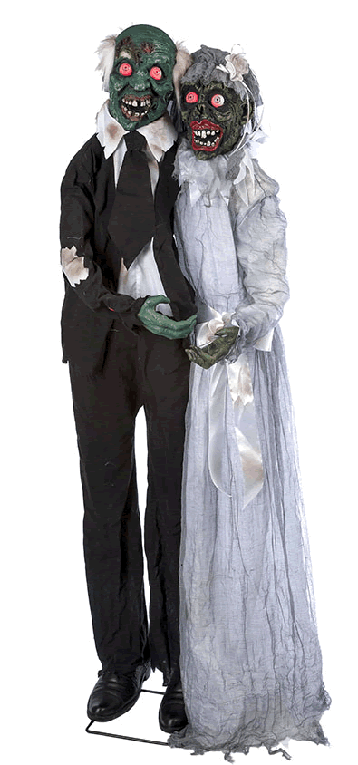 The Newly Deads 5' ft Halloween Animated Decoration Animatronic Prop ...