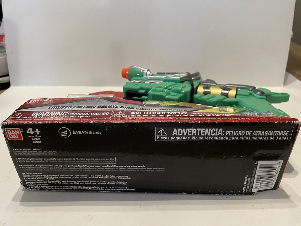 RARE Limited Edition Power Rangers Dino Super Charge Deluxe Dino Charge ...