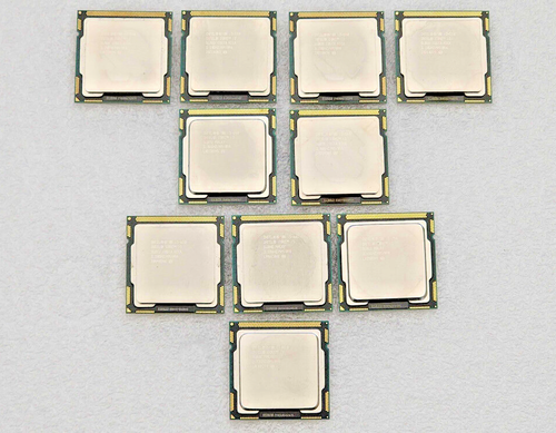 x10 Intel i3-550/i5-750/i7-870 LGA1156 CPU Processor PC Desktop TESTED ...