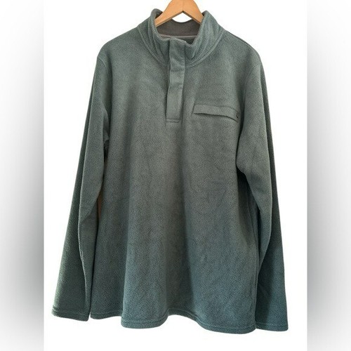 Free Fly Bamboo Polar Fleece Snap Pullover - Size Large | eBay