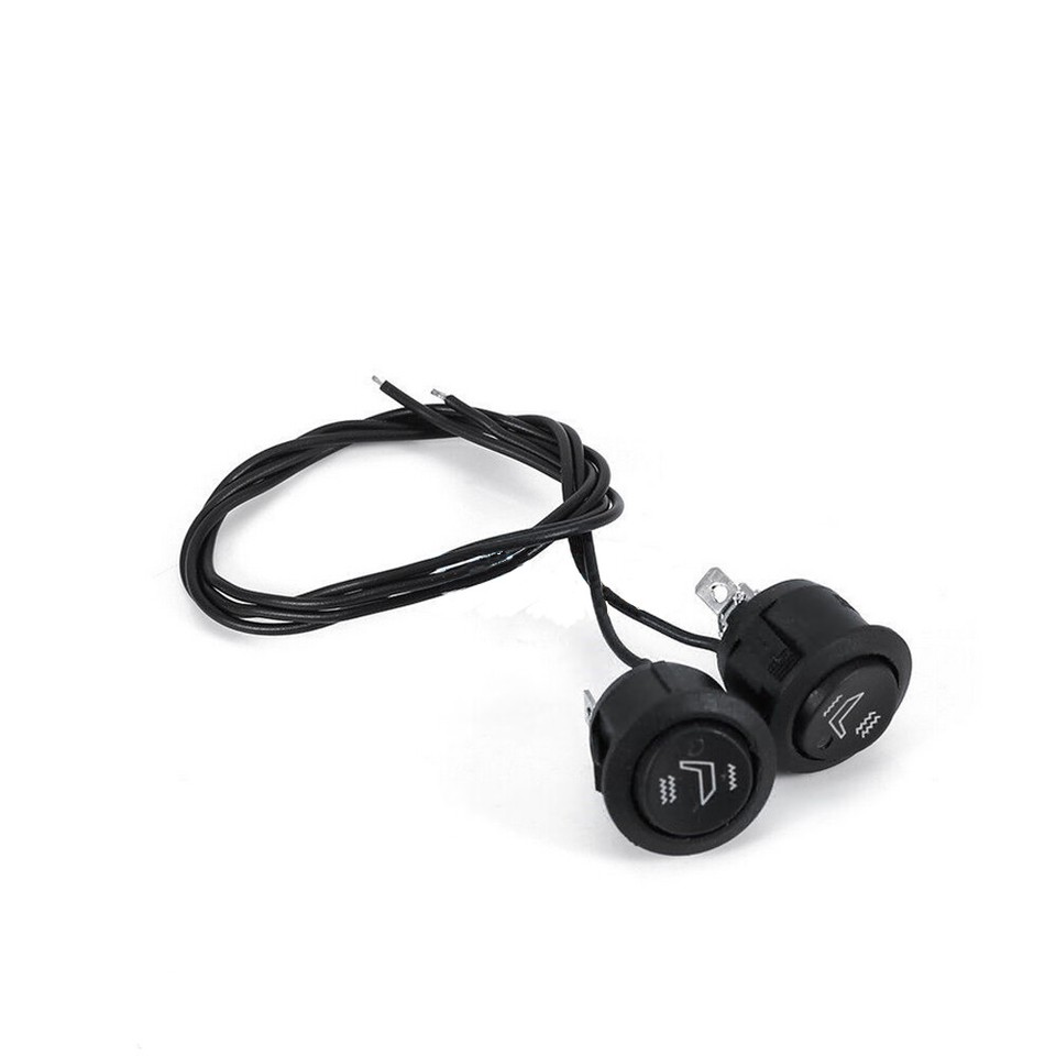 2x Universal 3-Pin Seat Heater Switch Round Heated Rocker Hi Low On/Off ...